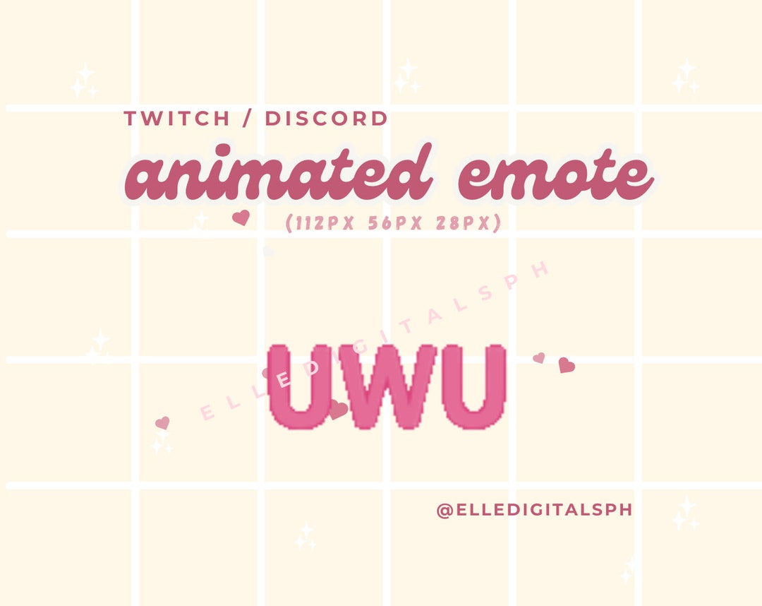 Uwu Animated Emote for Discord and Twitch | Instant Download - Etsy