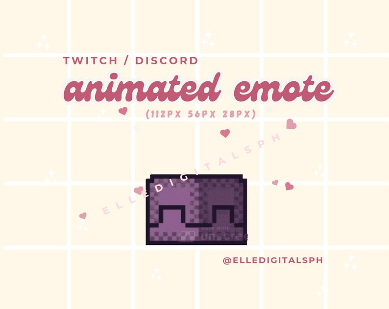 Twitch Discord Animated Emote 112px 56px 28px | Instant Download ...