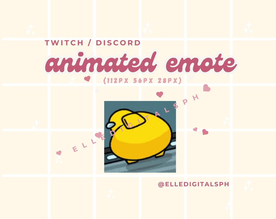 Among Us Twerking Emote: Animated Twitch Discord Streamer Pack (digital ...