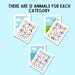 Printable Sorting Air, Land, and Water Animals, Sorting Activity ...