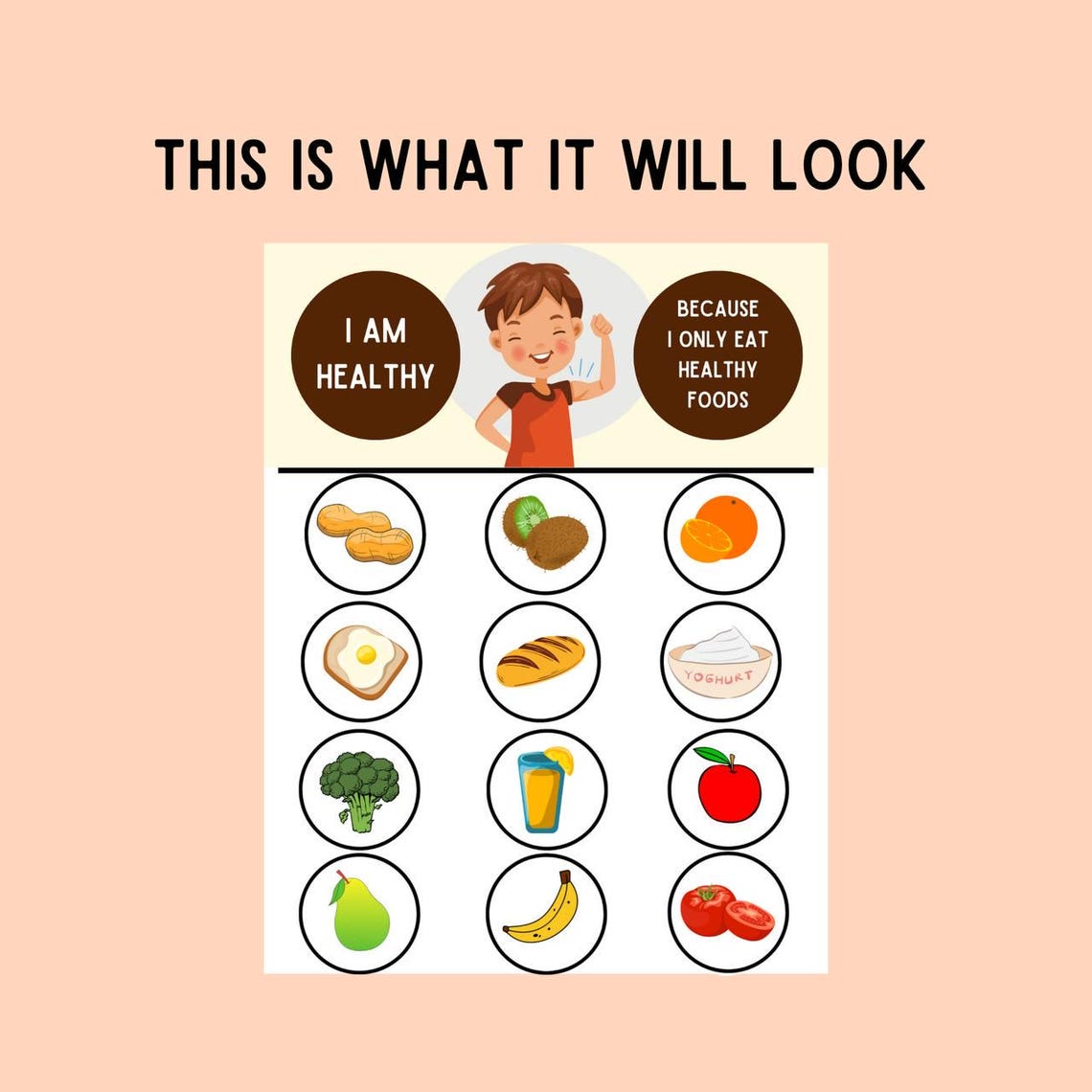 Printable Sorting Healthy and Unhealthy Foods, Nutrition Sorting, Food ...