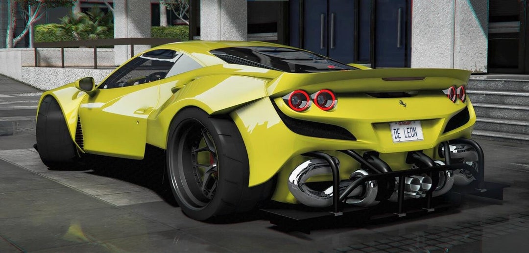 2020 Ferrari F8 Tributo Fivem Grand Theft Auto 5 Optimized Mod High ...