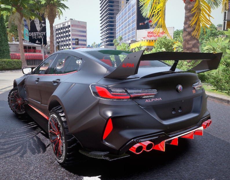 BMW M8 Alpina Off-road Fivem Grand Theft Auto 5 Optimized Mod High ...
