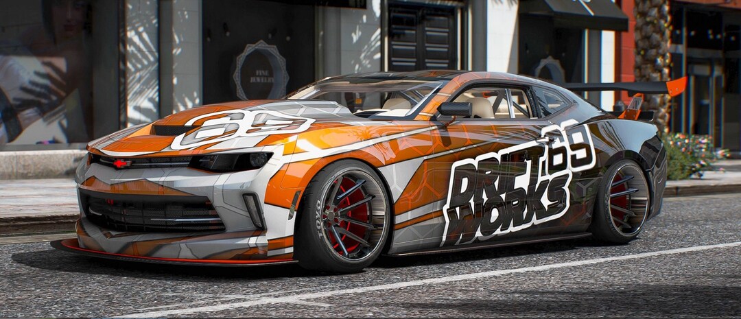 Camaro SS Drift Spec Fivem Grand Theft Auto 5 Optimized Mod High ...