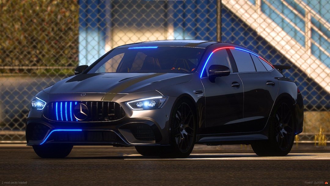 Mercedes Benz Gt63s Police Edition Fivem Grand Theft Auto 5 Optimized ...