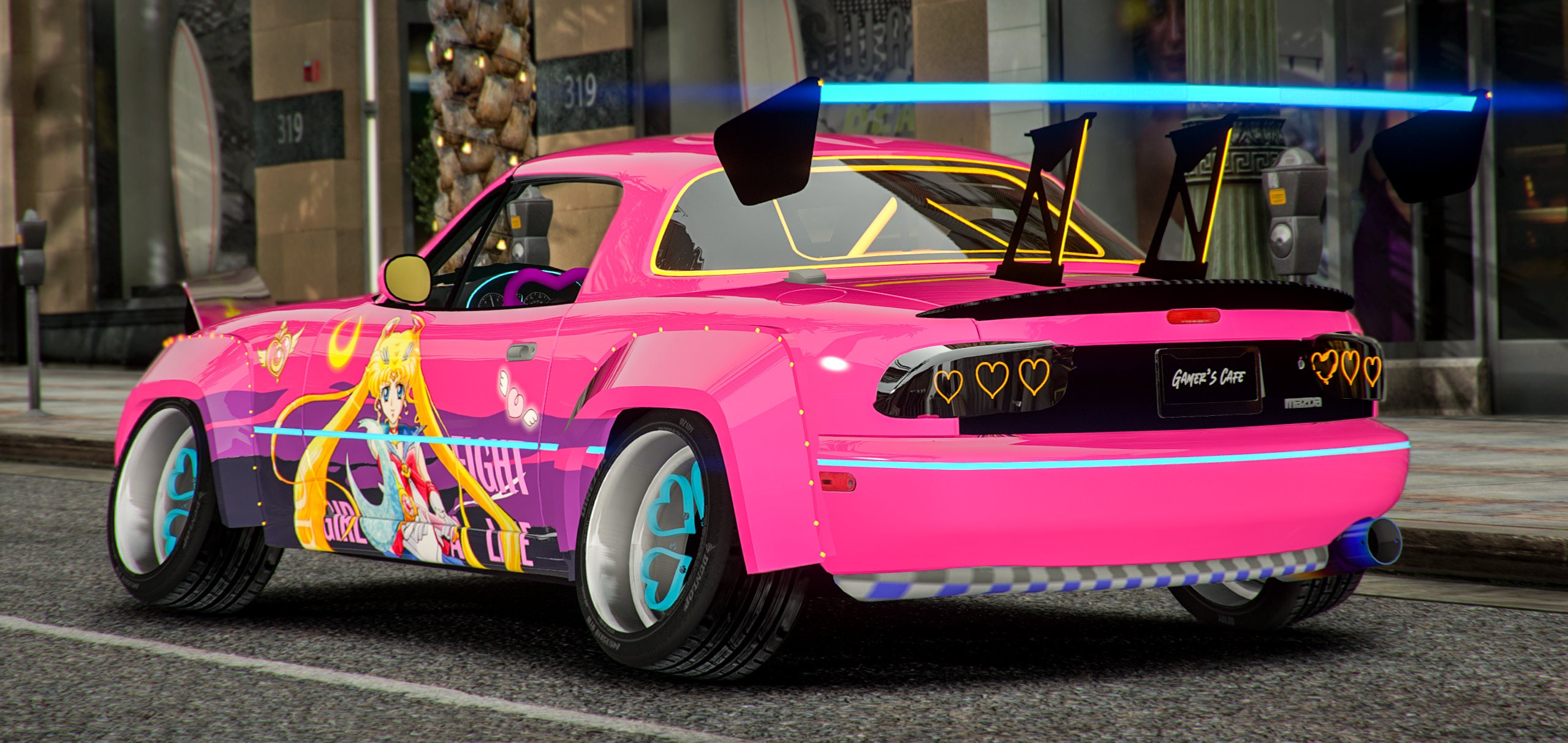 Mazda Miata MX5 Sailor Moon Edition Fivem Grand Theft Auto 5 Optimized ...