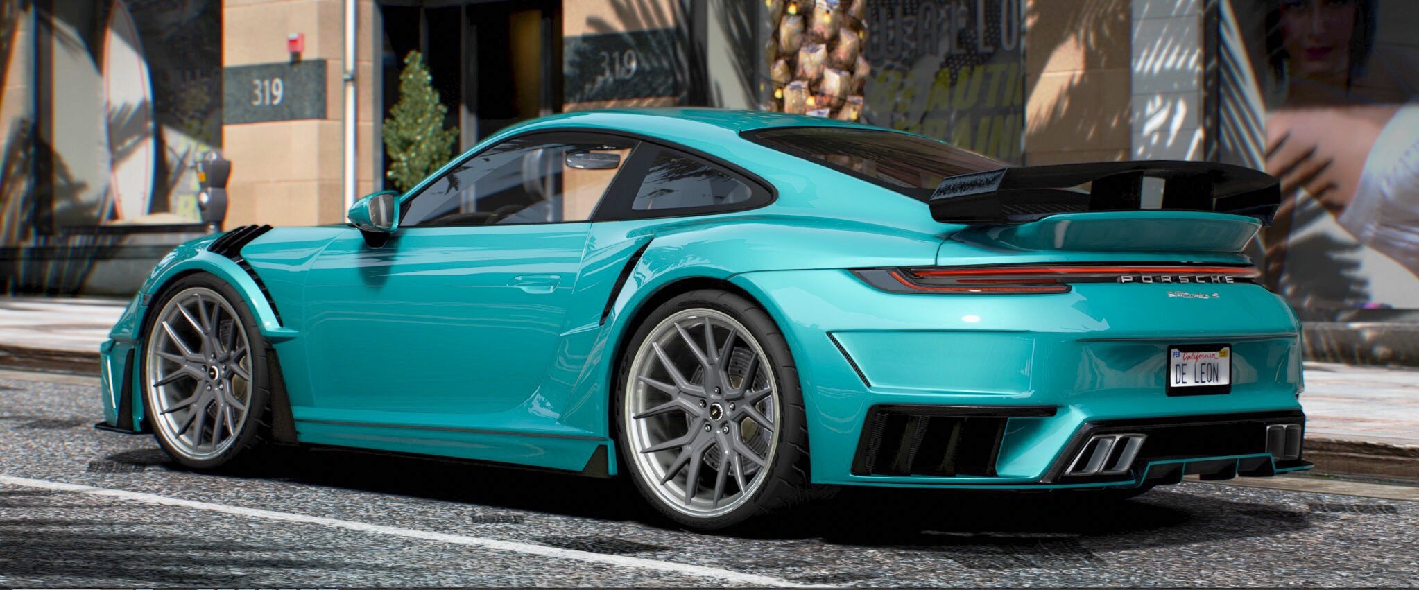 2021 Porsche 911 Turbo S Fivem Grand Theft Auto 5 Optimized Mod High ...