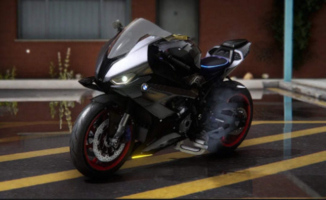 BMW M1000RR Twin Turbo With Props Fivem Grand Theft Auto 5 Optimized ...