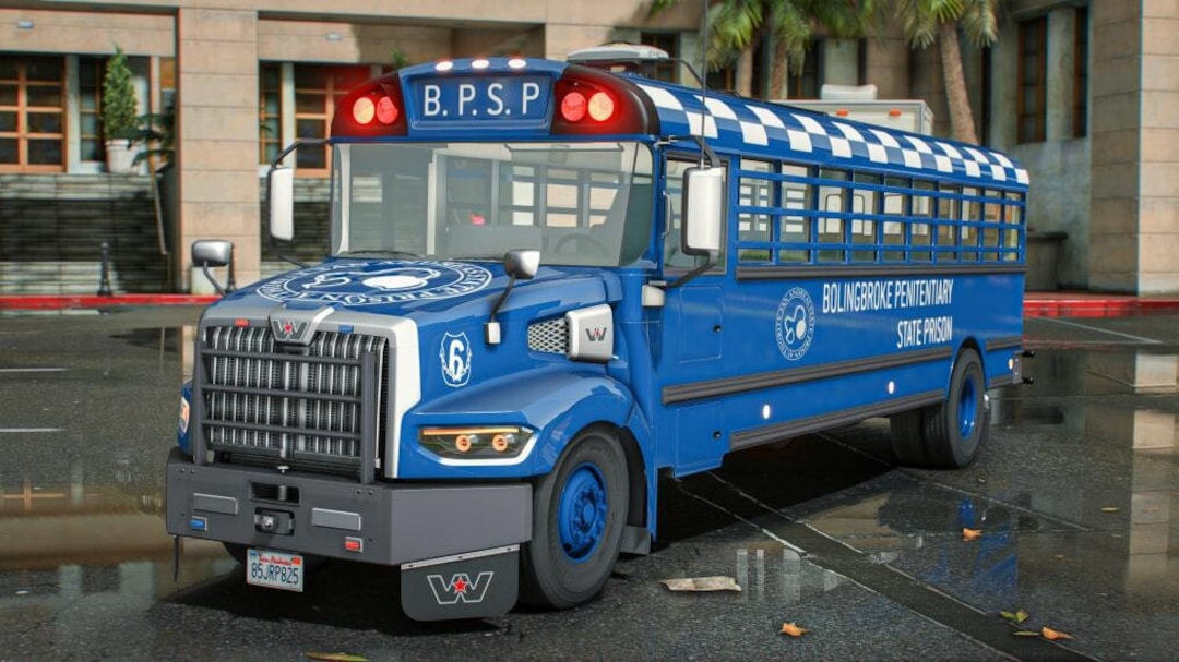 Bolingbroke Prison Bus Fivem Grand Theft Auto 5 Optimized Mod High ...