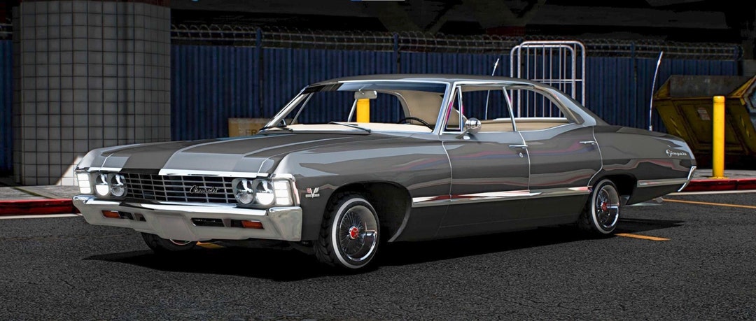 1967 Chevrolet Impala Lowrider Fivem Grand Theft Auto 5 Optimized Mod ...