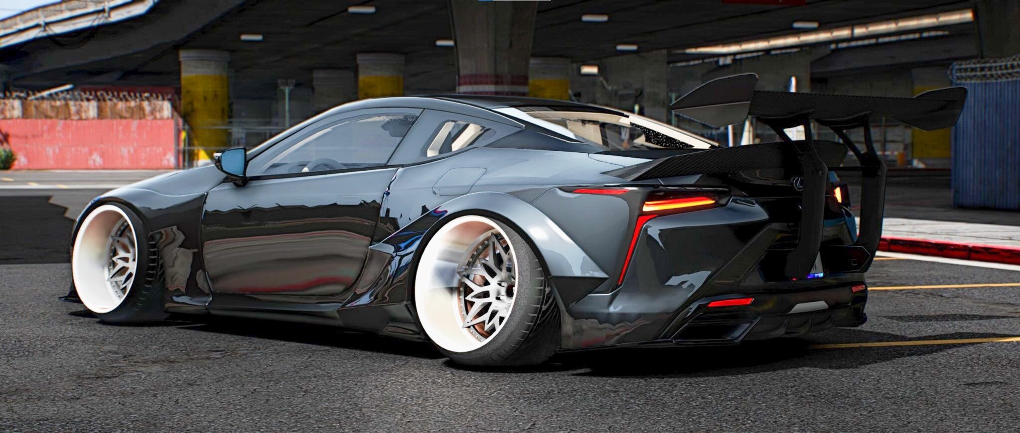 Lexus LC500 Widebody Fivem Grand Theft Auto 5 Optimized Mod High ...
