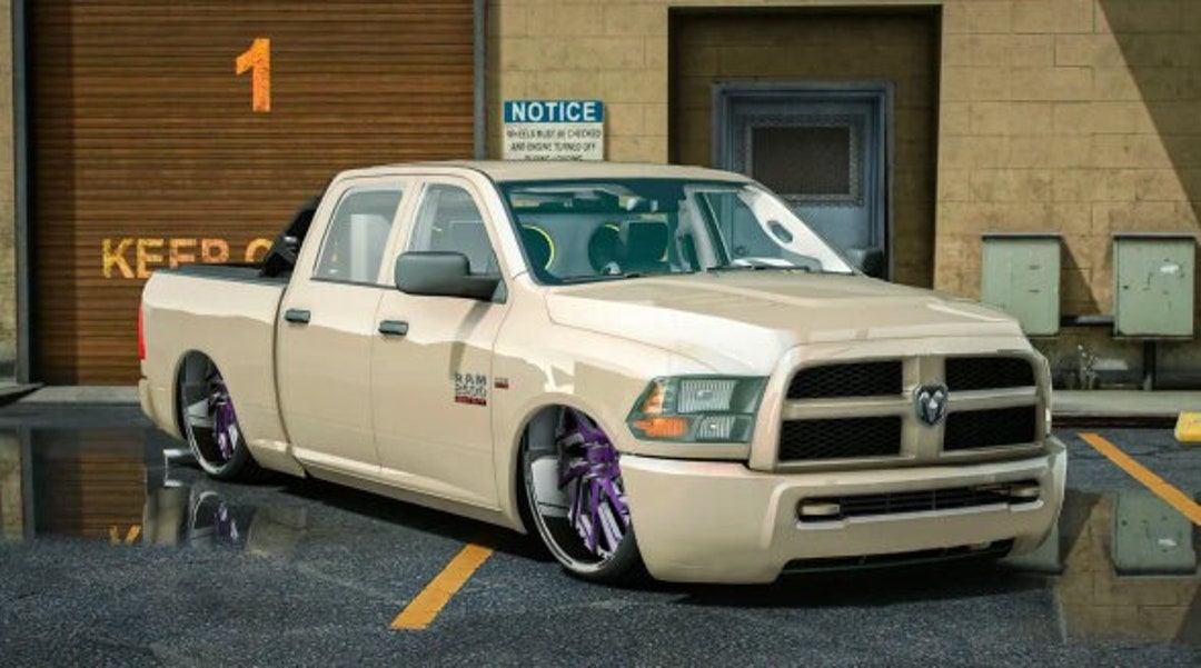 2014 Dodge Ram Slammed Fivem Grand Theft Auto 5 Optimized Mod High ...