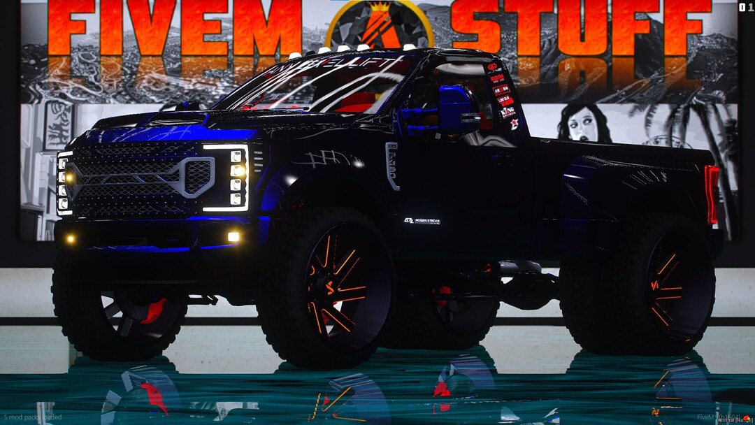 Ford F-450 Fivem Grand Theft Auto 5 Optimized Mod High Quality - Etsy