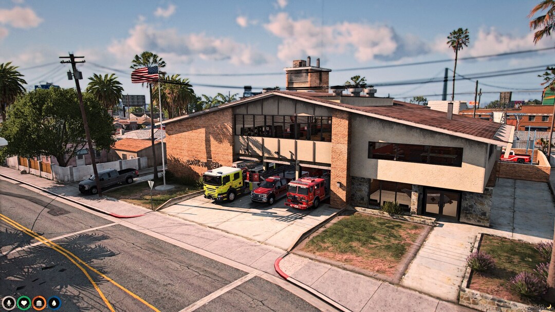 Davis Fire Station Fivem Grand Theft Auto 5 Optimized Mod High Quality ...