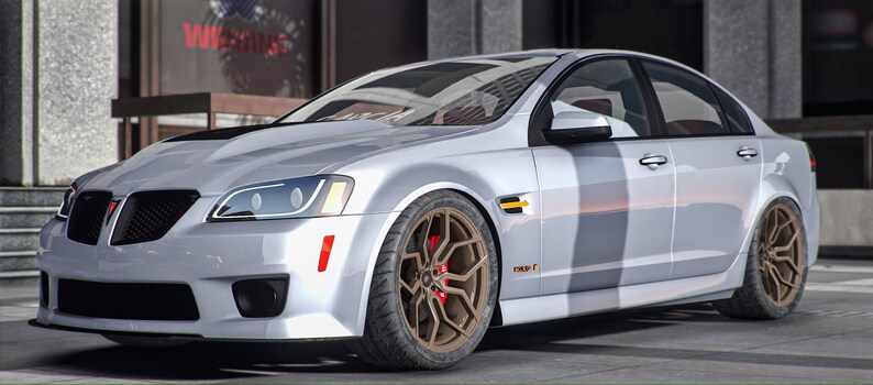 Pontiac G8 With Props & Animated Windows Fivem Grand Theft Auto 5 ...