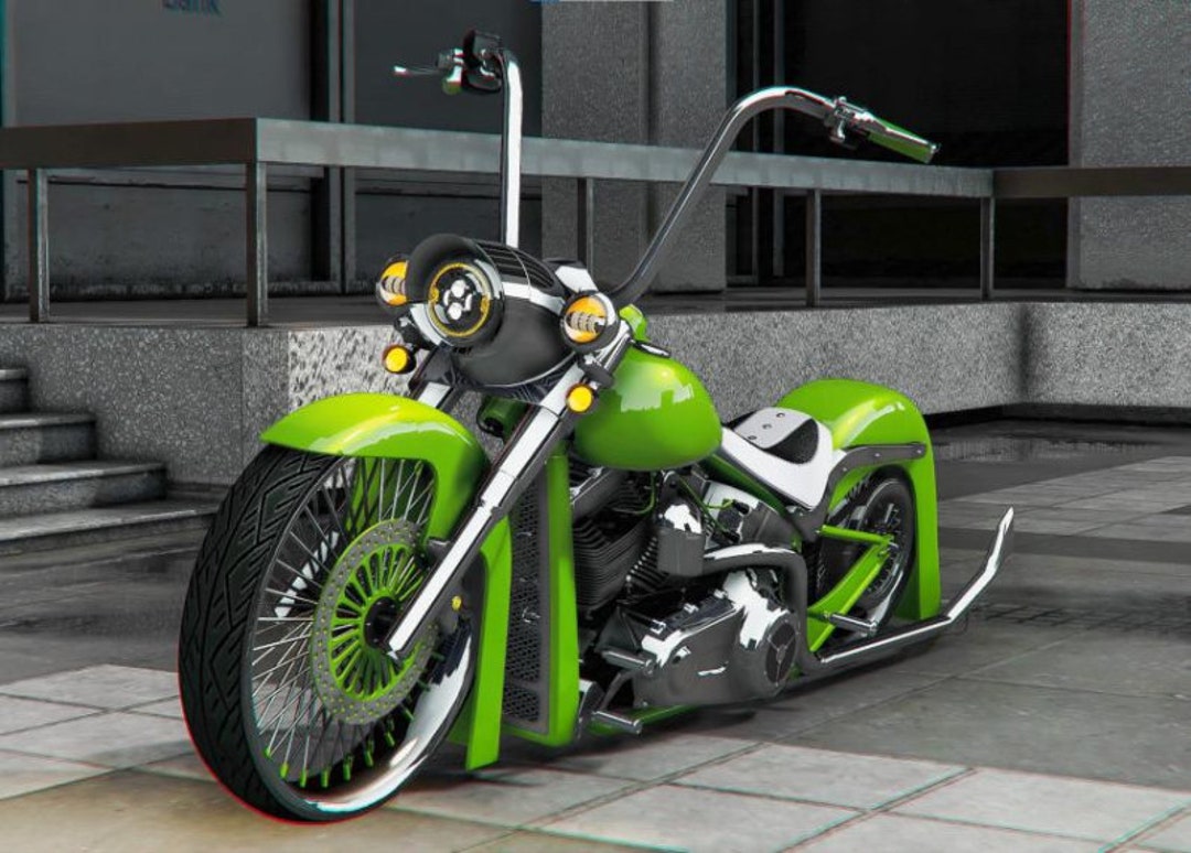 Harley Fatboy Dirty Tail Fivem Grand Theft Auto 5 Optimized Mod High Quality - Etsy UK