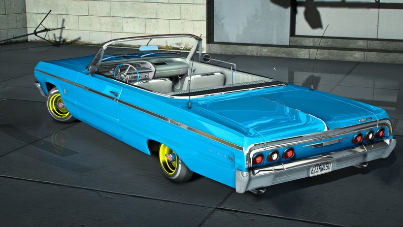 1964 Chevrolet Impala Lowrider Fivem Grand Theft Auto 5 Optimized Mod ...