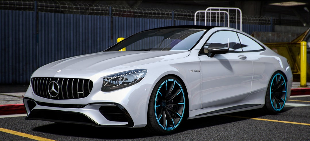 Mercedes-benz S63 AMG Coupe Fivem Grand Theft Auto 5 Optimized Mod High ...