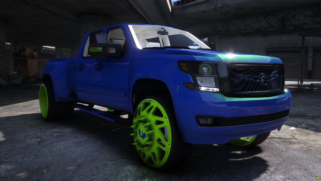 2015 Chevrolet Tahoe 3500 Dually on 30' Forgiatos Fivem Grand Theft ...