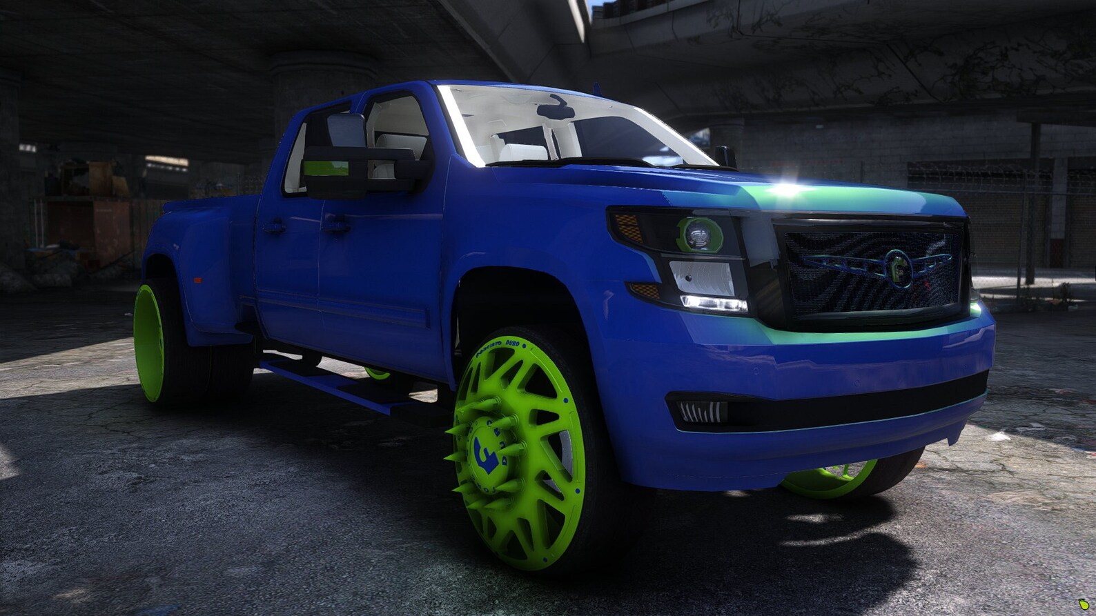 2015 Chevrolet Tahoe 3500 Dually on 30' Forgiatos Fivem Grand Theft ...