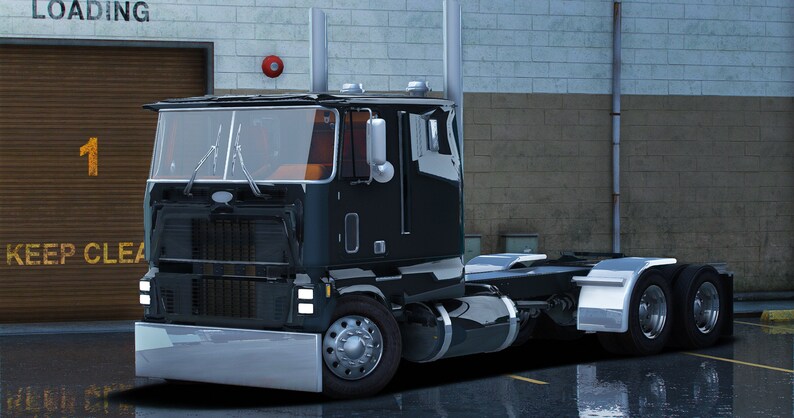 Freightliner 9000 CL Fivem Grand Theft Auto 5 Optimized Mod High ...