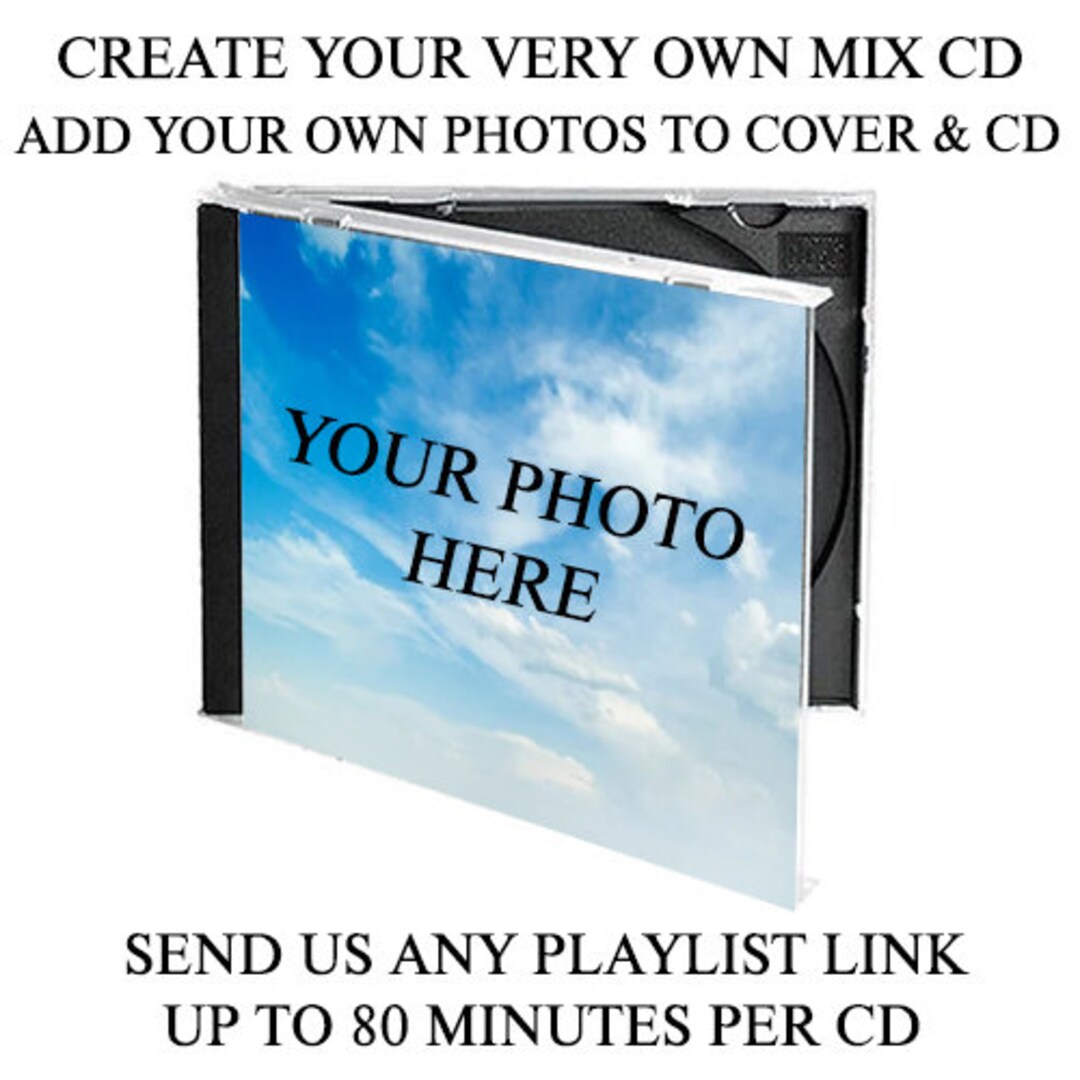 Buy Create Your Own Mix CD Any Songs Any Playlist up to 80 Minutes per ...