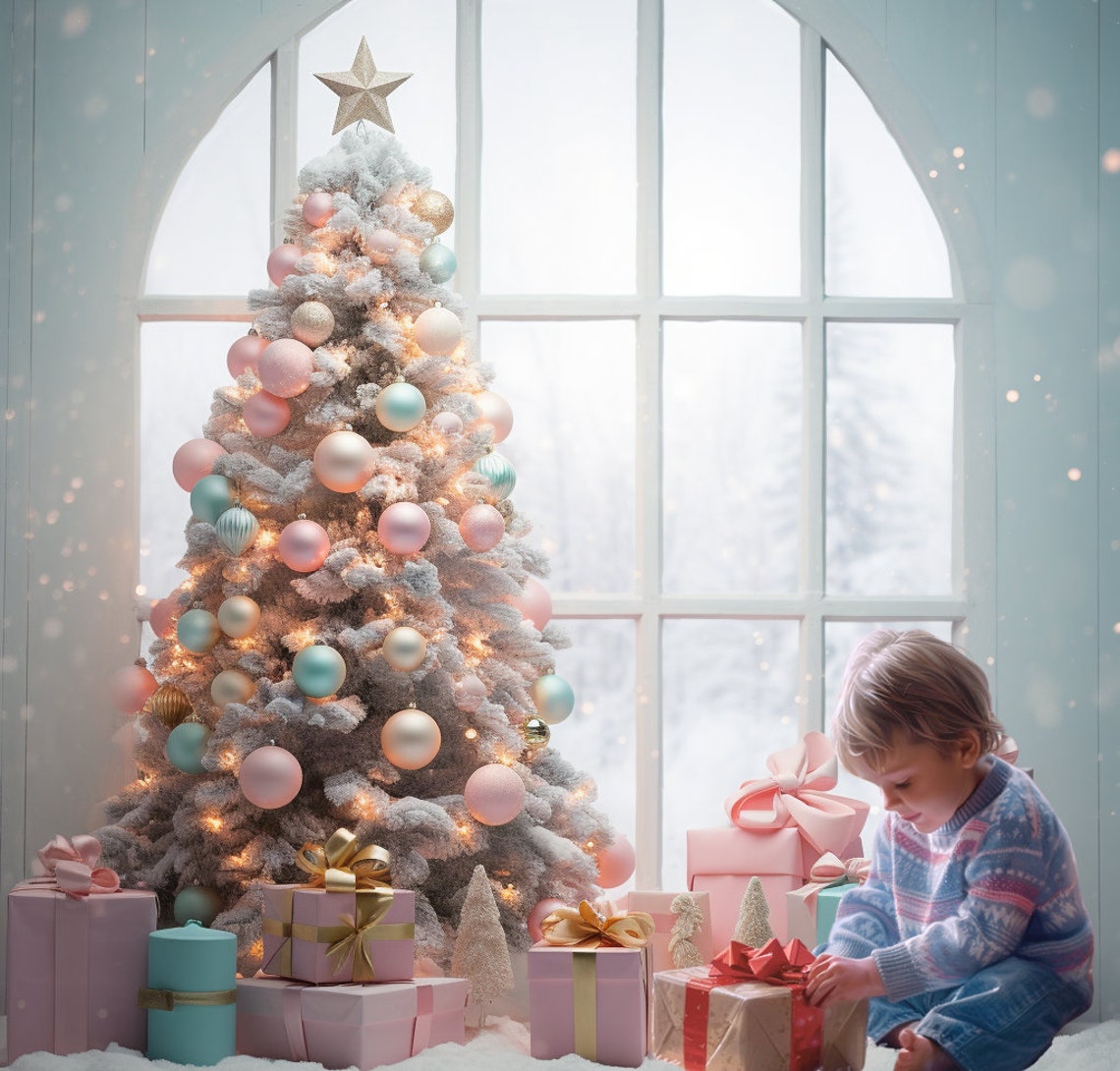 100 Christmas Digital Backdrops Digital Background - Etsy