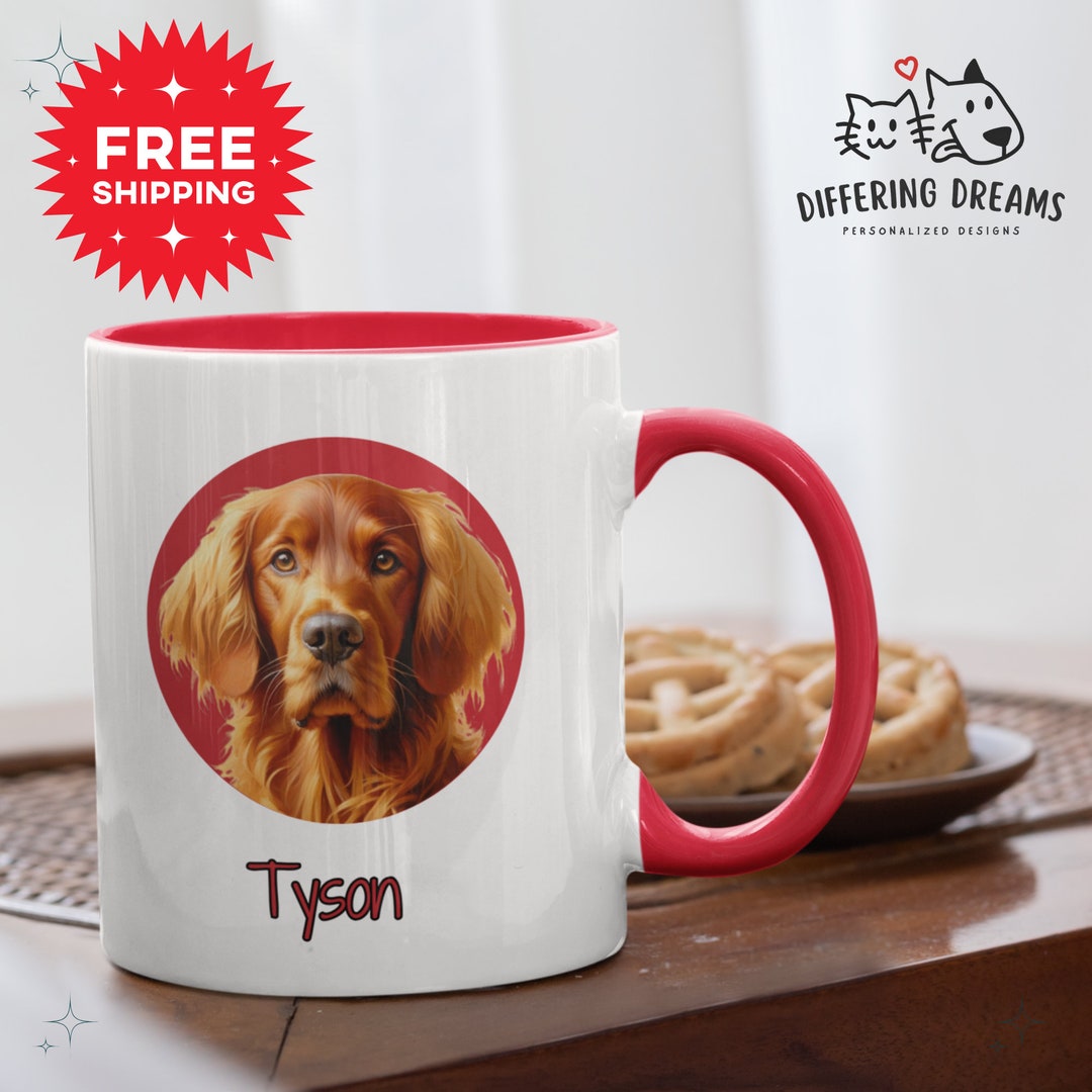 Personalized Pet Coffee Mug Featuring Pet's Name & Photo Custom Dog ...
