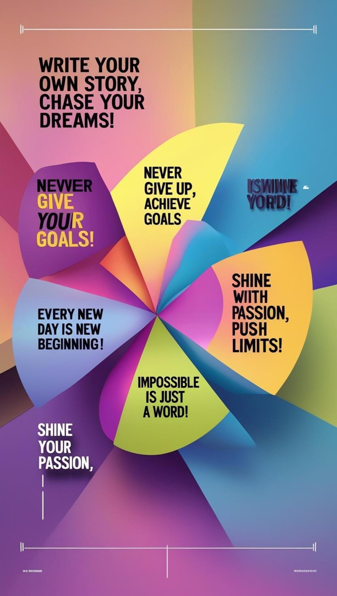Digital Motivational Poster Set Digital Motivational Poster Set - Etsy