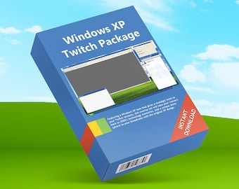 Windows XP Retro Twitch Stream Overlay Package (digital Download) - Etsy
