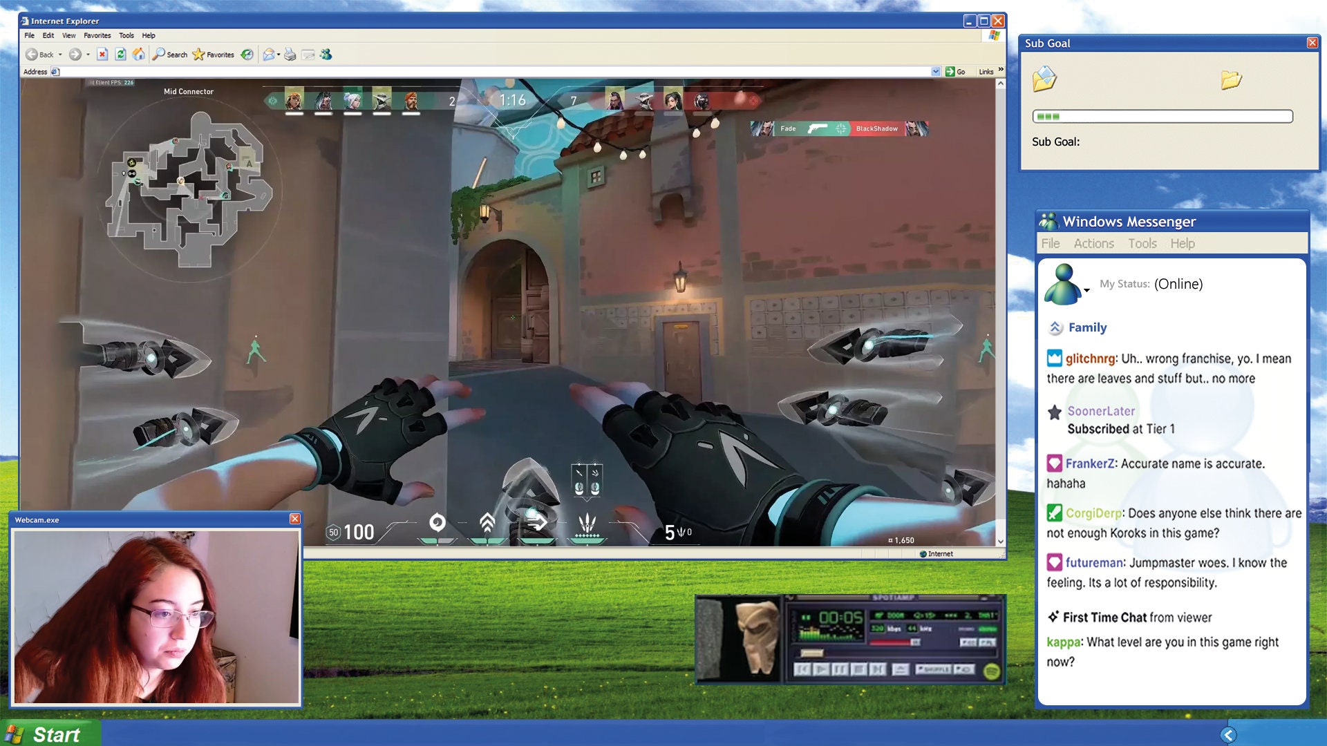 Windows XP Retro Twitch Stream Overlay Package (digital Download) - Etsy