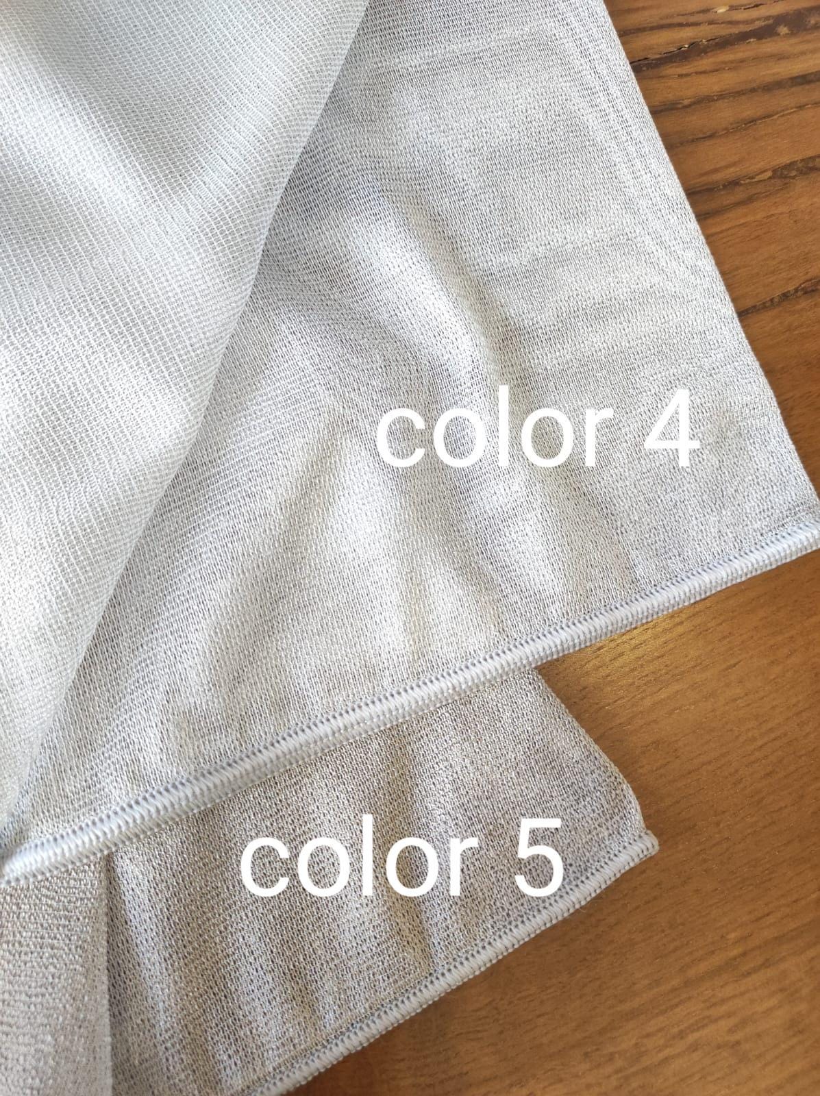 Sheer Curtain, Semi-transparent Window Panels for Living Room, Bedroom ...