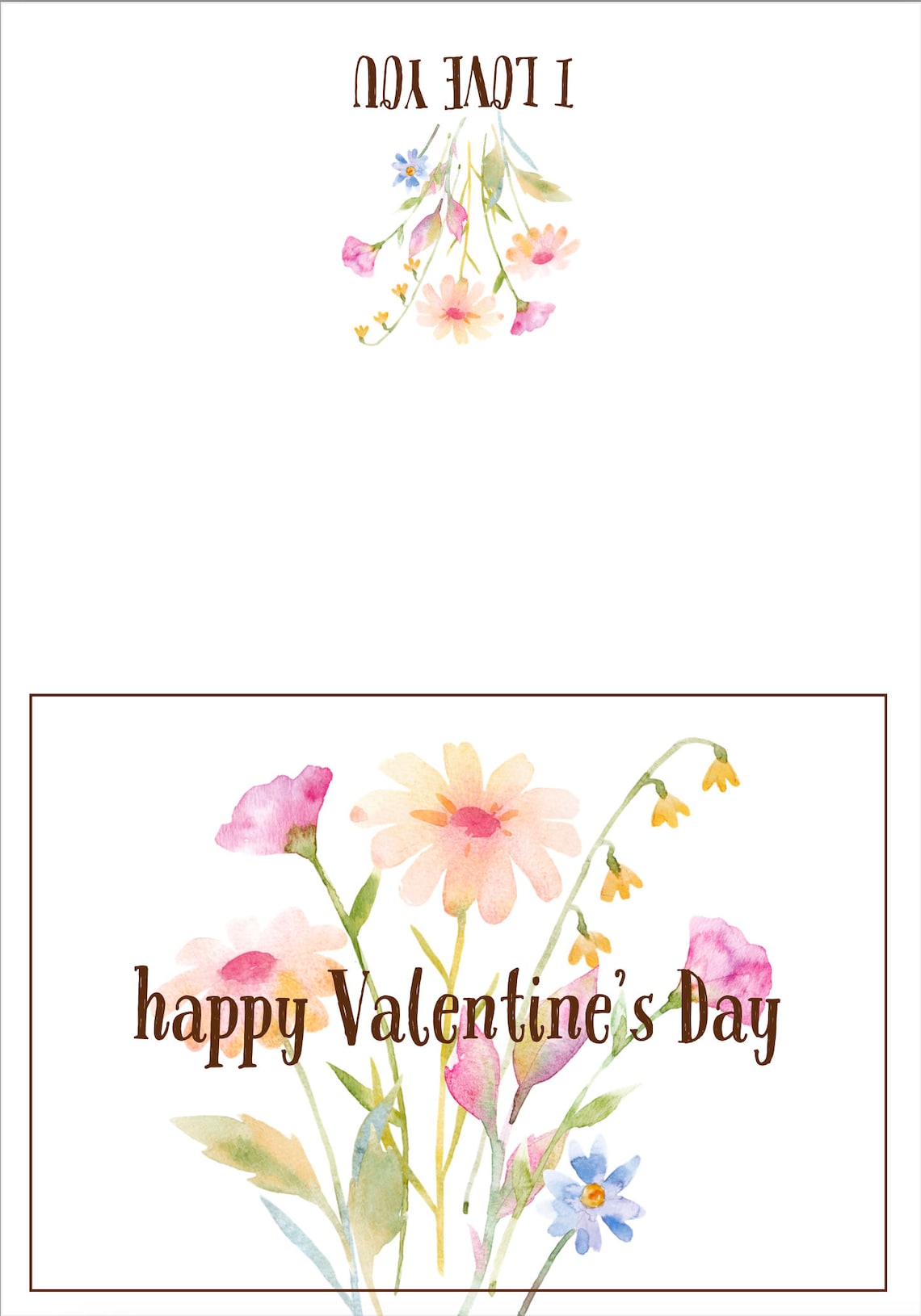 Watercolor Valentines Day Cards - Etsy