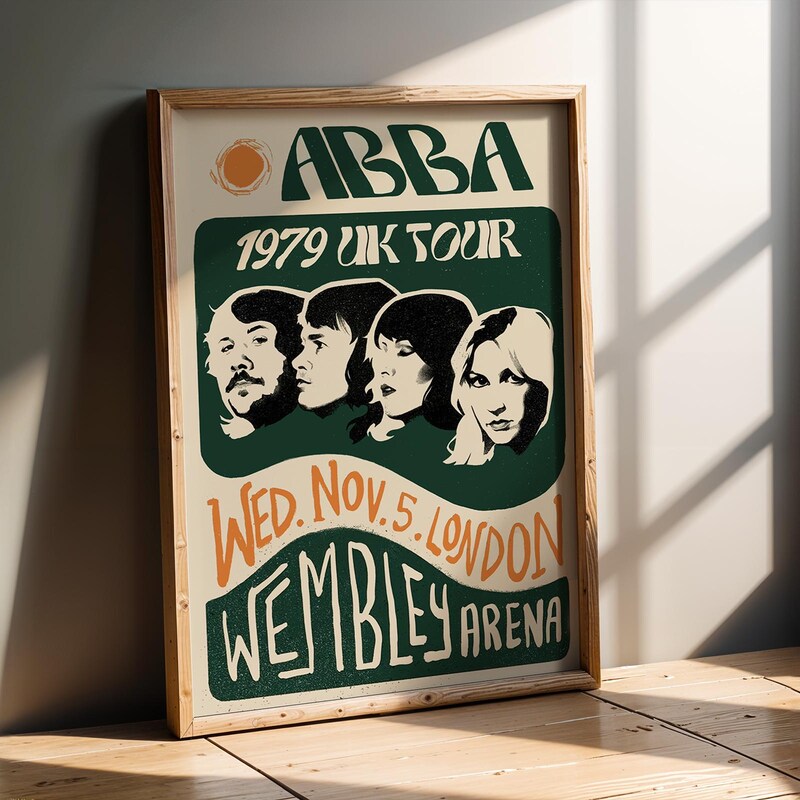 Abba Poster - Etsy