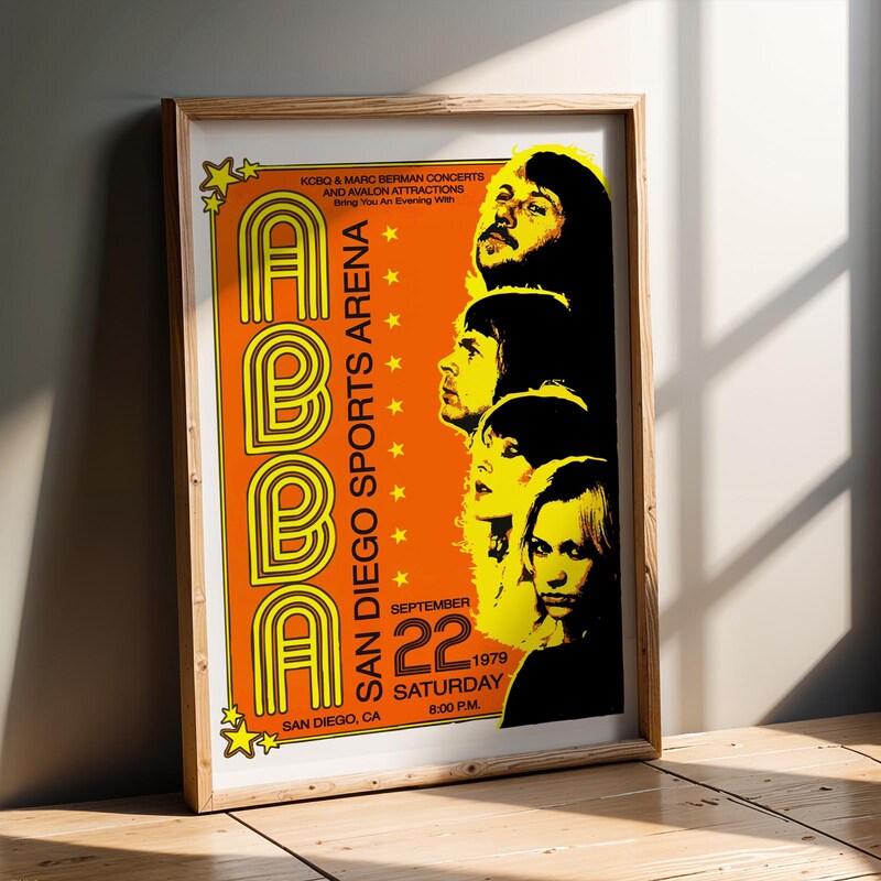 Abba Poster - Etsy