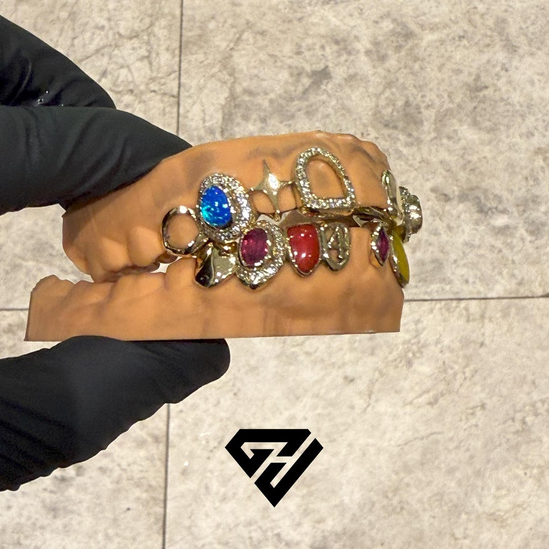 Fully Custom Complex Grillz - Handmade - Perfect Fit - DESIGN ...