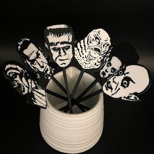 Classic Horror Film Monster Stirrers/swizzle Sticks – Set of 6 ...