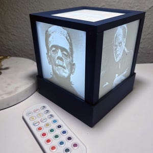 Unique 3D Printed Classic Hollywood Horror Themed Lamp - Etsy