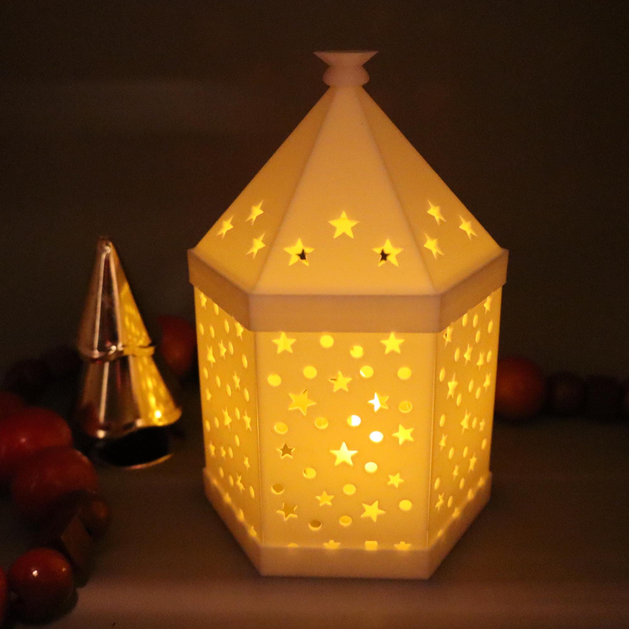 Star Christmas Lantern-tea Light Cover - Etsy
