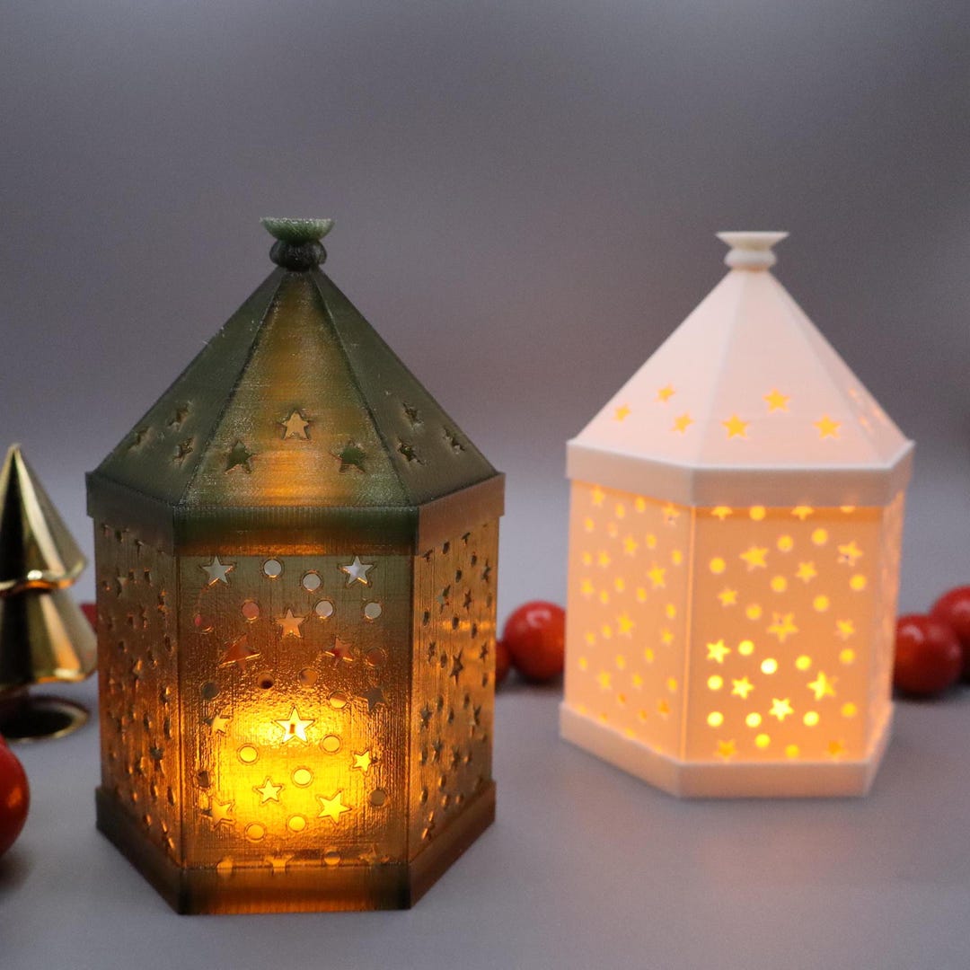 Star Christmas Lantern-tea Light Cover - Etsy