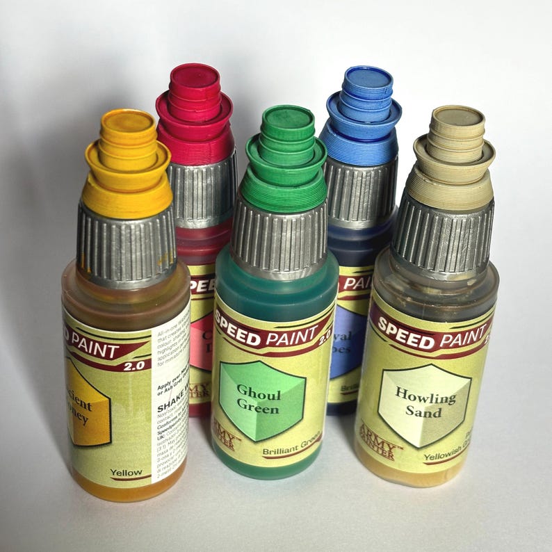 25+ Speedpaint Bottle Caps Swatch Topper Dropper Army Painter Vallejo ...