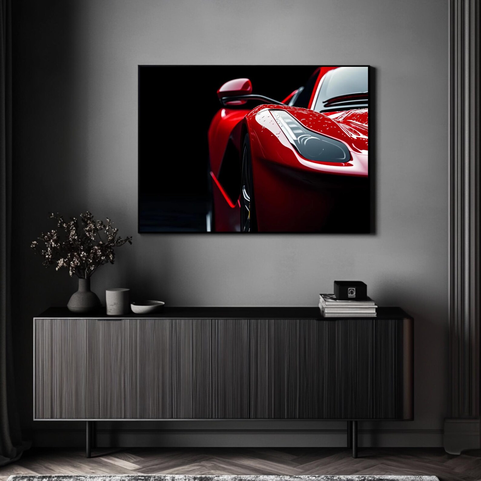 Ferrari Laferrari Poster Hypercar Wall Art Luxury Supercar Print Modern ...