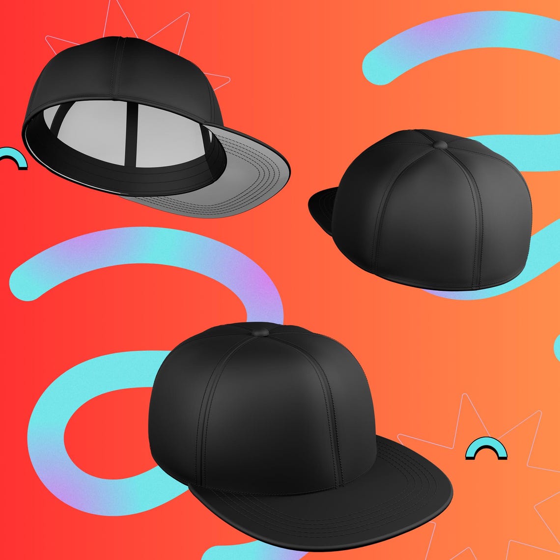 Hats & BOX 3D Mockups Procreate iPad - Etsy