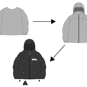 Mockup Pack Streetwear 500 Mockup Attachments Flat Sketch Vector ...