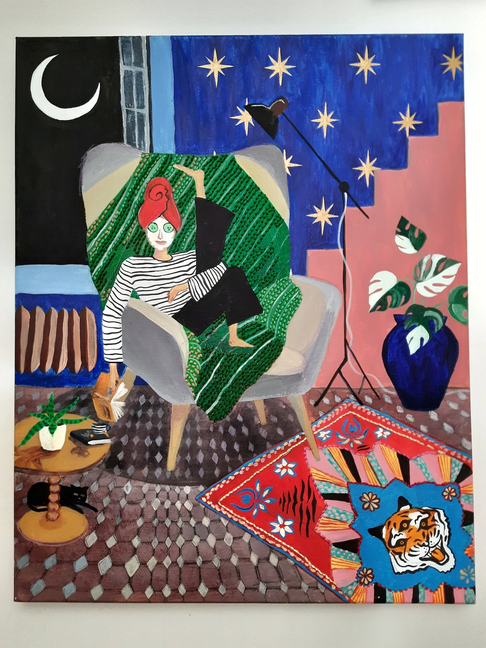 Cozy Wall Art Painting Home Decor Art Modern Painting Relax Wall Art - Etsy