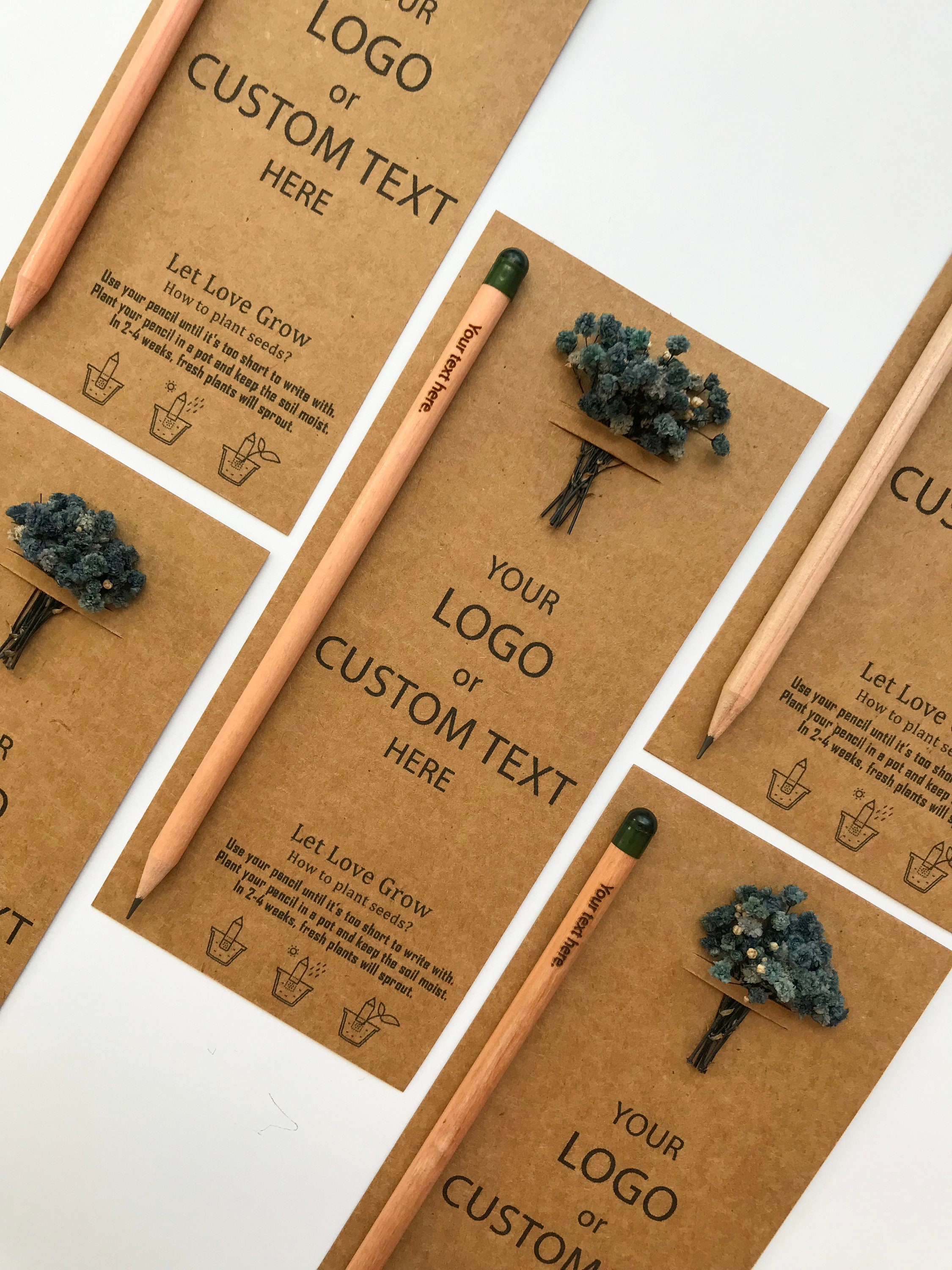 Personalized Corporate Seed Pencil Gifts for Clients, Company Event ...