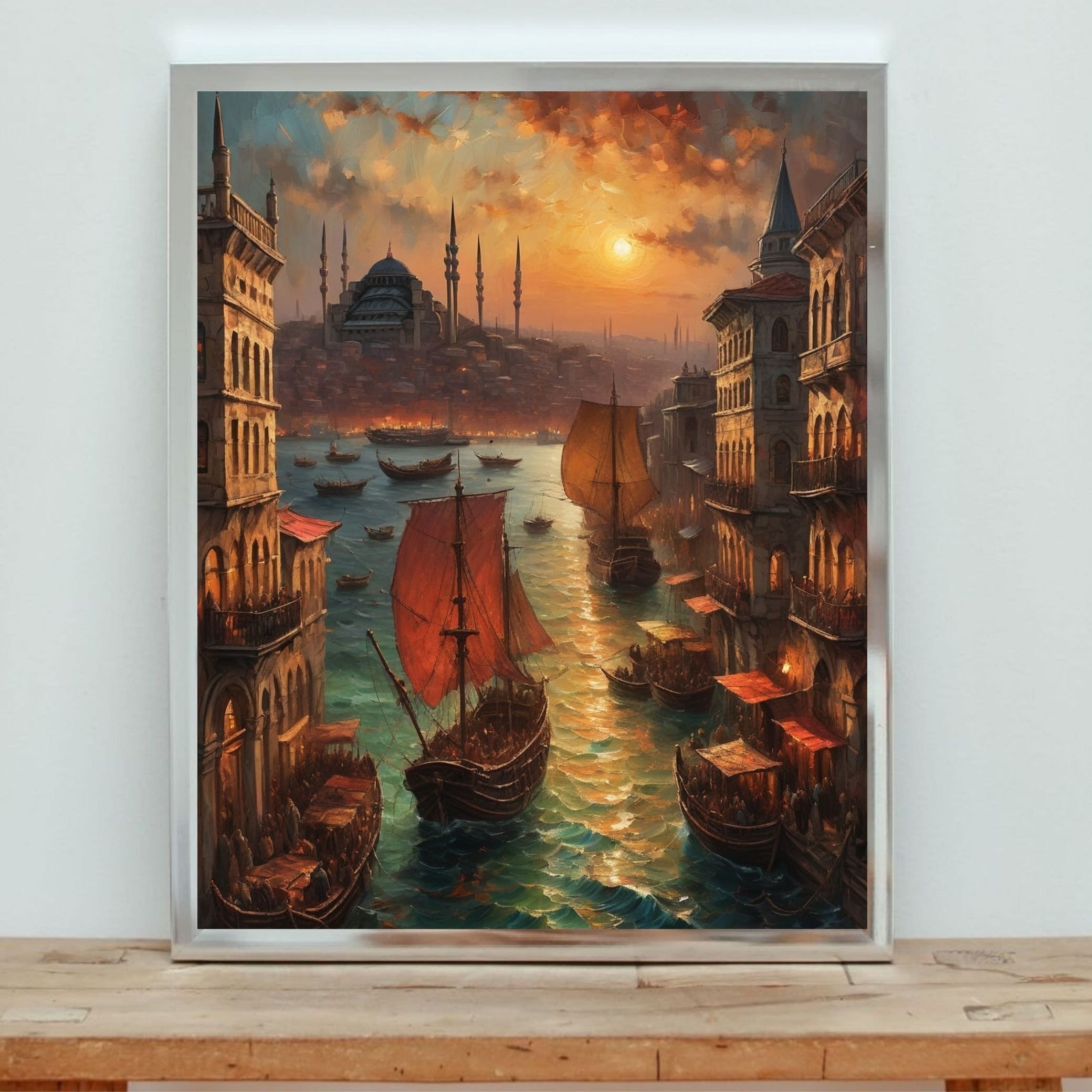 Istanbul Vintage Wall Art , Turkish Wall Art, Turkish Vintage Printable ...
