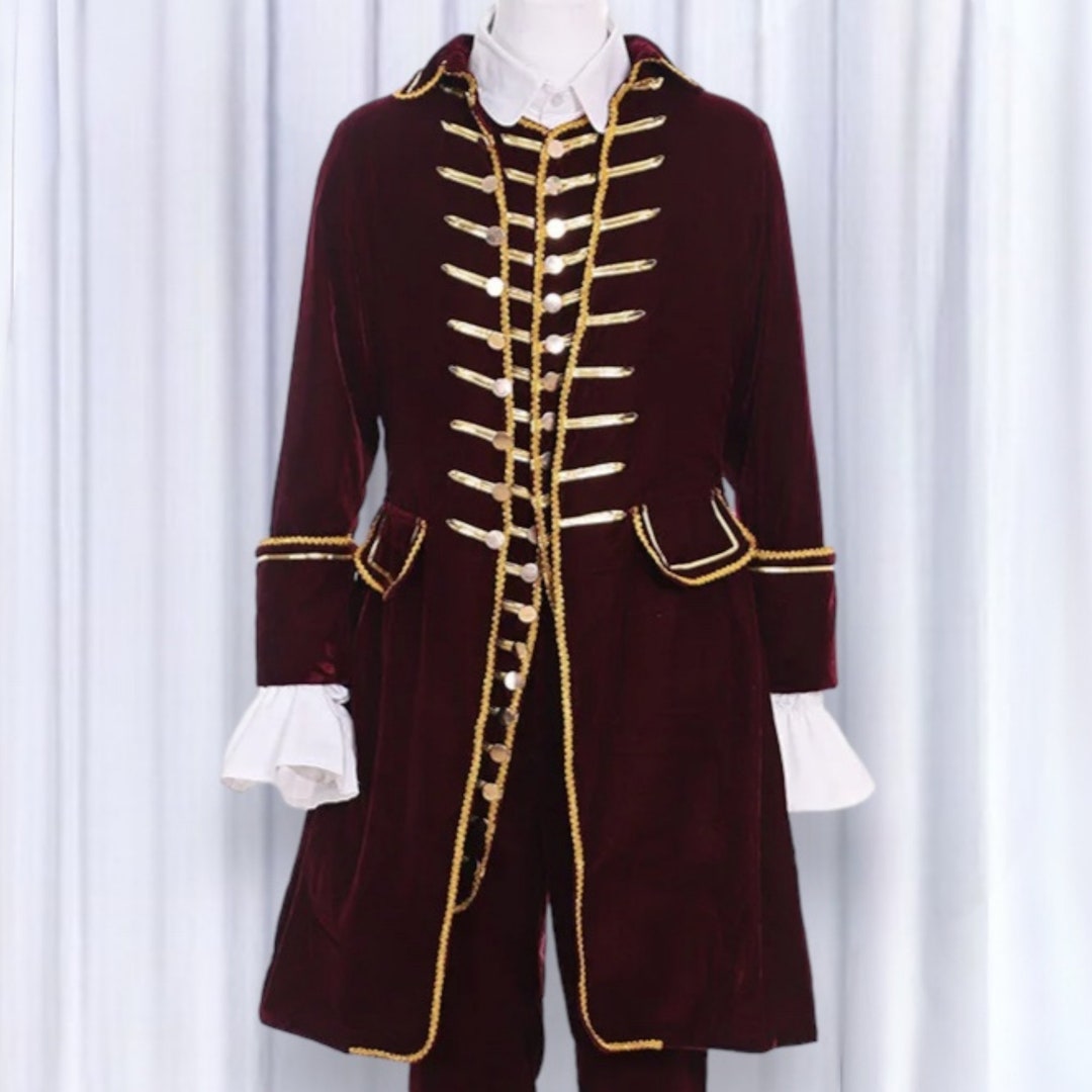 Men's Baroque Period Aristocrat Costume, Renaissance Era Cosplay ...