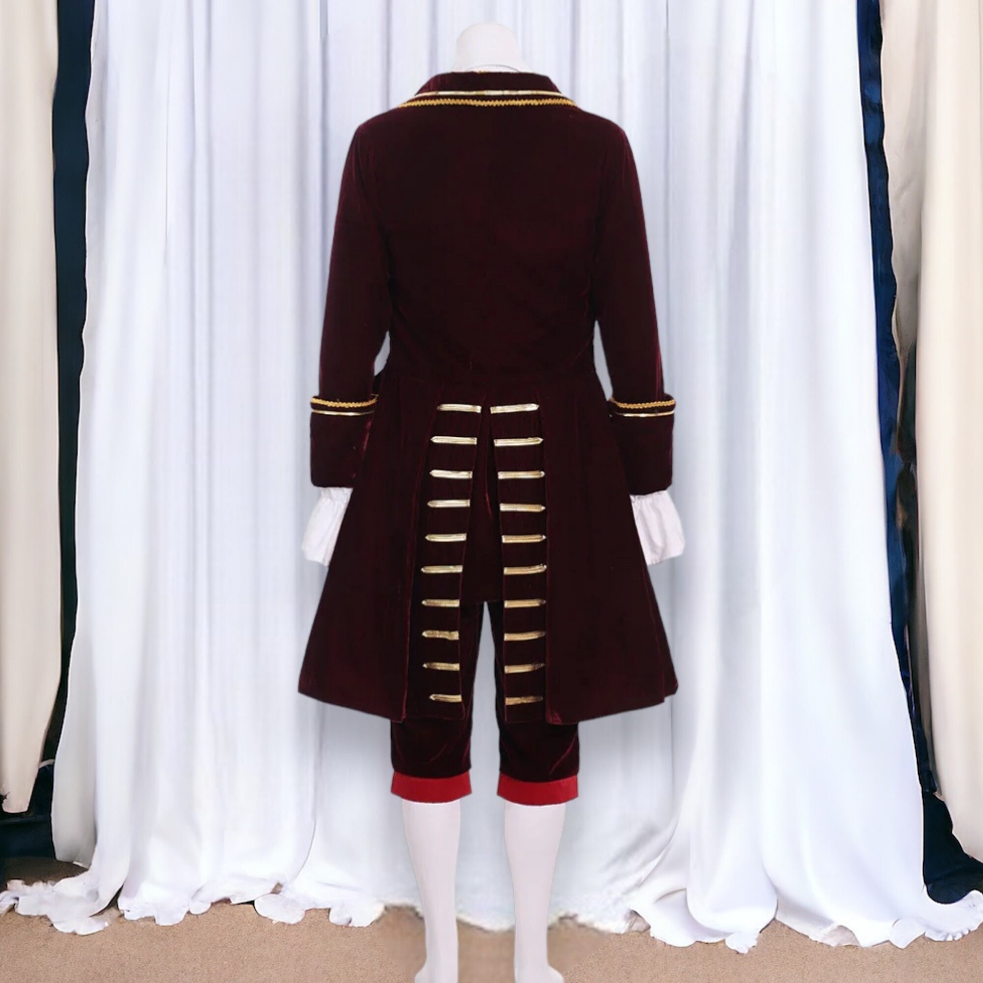 Men's Baroque Period Aristocrat Costume, Renaissance Era Cosplay ...