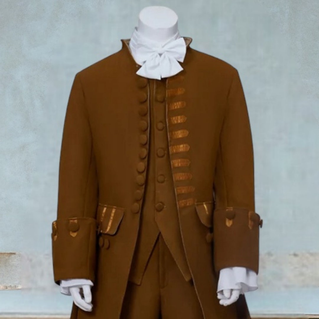 18th Century Mens Victorian Suit, Aristocrat Costume for Men, Hamilton ...
